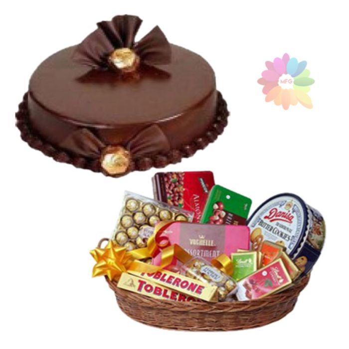 Send special Home made Chocolate cake & exclusive chocolate hamper ...
