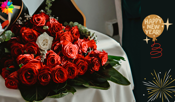 Celebrate the New Year with a beautiful bouquet of flowers | New Year ...
